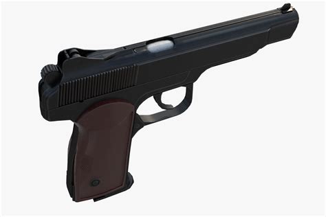 Stechkin Pistol Aps 3d Model 49 Max Fbx Obj Free3d