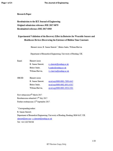 Experimental Validation Of The Recovery Effect In Pdf Lithium Ion Battery Anode