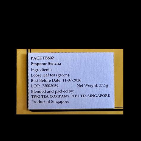 Twg Grand Sencha Japanese Green Tea Teabags Food And Drinks Beverages On Carousell