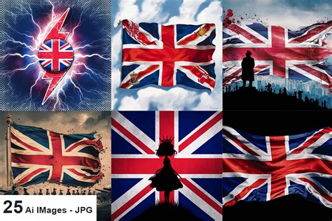 United Kingdom Flag Set Graphic By Breakingdots · Creative Fabrica