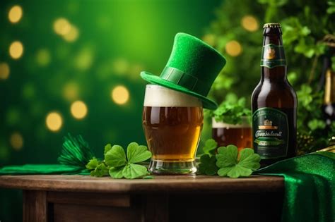 Premium Photo St Patricks Day Celebration 3d Render With Podium Beer