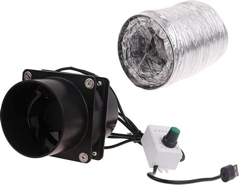 Vdaxvme Compact And Portable Fume Extractor Fan With Duct Pipe And Ventilation Tubing For