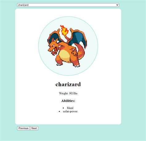 Github Keeganhanesboisepokedex React Application That Makes Use Of