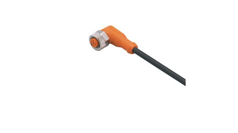 Evc209 Ifm Electronic Right Angle Female 1 Way M12 To Unterminated Actuator Sensor Cable 2
