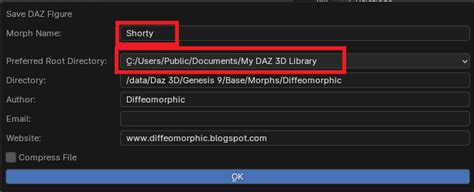 Diffeomorphic Exporting A Daz Figure Redux