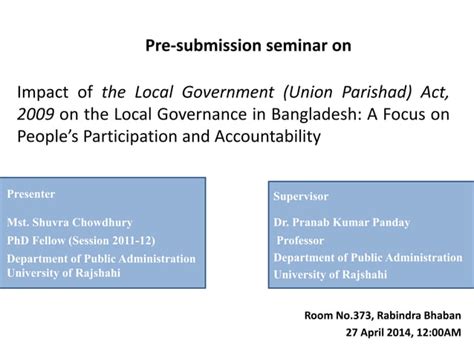 Phd Seminar 2 Shuvra Chowdhury Ppt