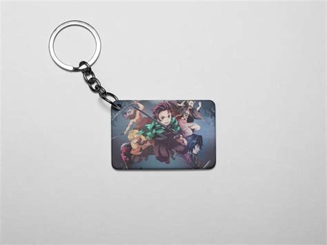 Fokat Tanjiro Nezuko Zenitsu Inosuke Hashibira And Giyu Tomioka Demon Slayer Keyholder Key Chain