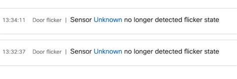 common sensor mt event log messages cisco meraki