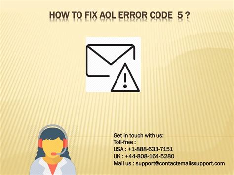 Ppt How To Fix Aol Error Code 5 Powerpoint Presentation Free Download Id8350683