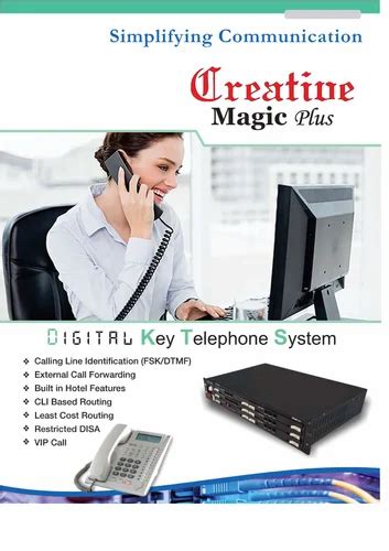 Creative Telecom Digital Hybrid Ip Pbx System At Best Price In New Delhi