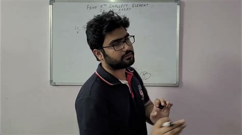 Lecture 44 Find Kth Smallest Element In An Array Youtube