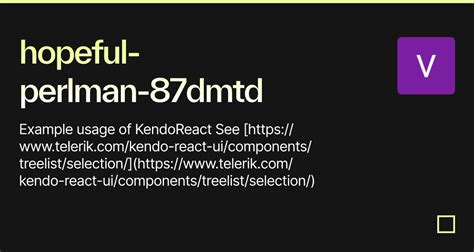 Hopeful Perlman Dmtd Codesandbox