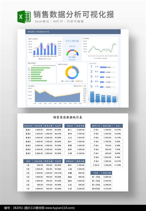 销售报表月度成交金额统计图片114