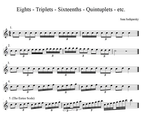 An Exercise For Simultaneously Practicing Rhythm Technique Articulation And Creativity Best