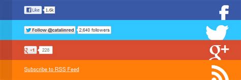 Css 3d Folding List With Social Buttons Catalin Red