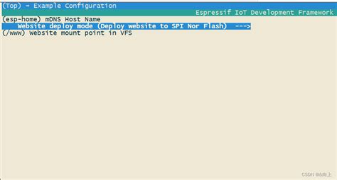 Esp32 官方web Demo的使用esp32网页例程 Csdn博客