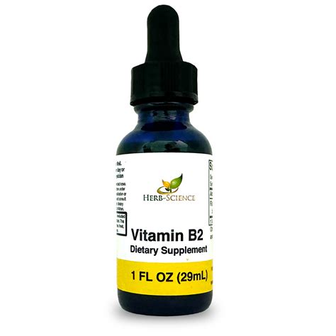 Vitamin B2 Riboflavin Energy Score 4 5 Herb Science