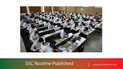 Revised Ssc Routine 2025 Published Bangladesh Affairs