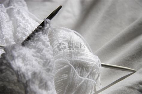 白编织羊毛工艺白色拼接消遣手工业创造力针脚爱好娱乐高清图片下载 正版图片320314115 摄图网