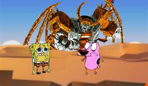 A Spongebob And Courage Argument For Conlimic000 By Couragescooby87