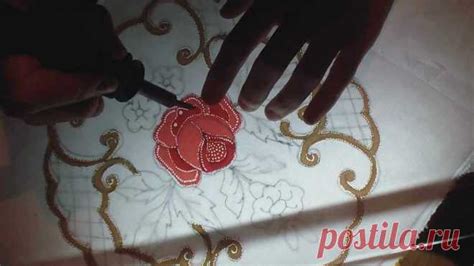 Техника гильоширование выжигание по ткани Пошаговые мастер классы по Вязание и рукоделие Постила
