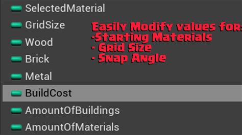 Grid Based Building System In Blueprints Ue Marketplace