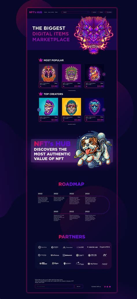 NFT UI UX DESIGN Behance