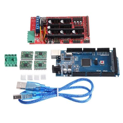 Kit Arduino Mega2560 Ramps 1 4 Drivers A4988 Impressora 3d Designjean