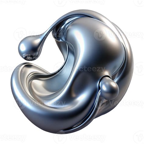 Beautiful Minimalist A Dynamic Flow Of Liquid Mercury Morphing And Transforming Into Abstract