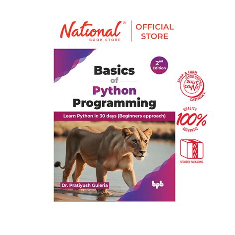 Basics Of Python Programming 2nd Edition By Dr Pratiyush Guleria