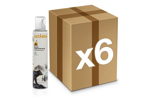 Подсолнечное масло-спрей нерафинированное Алтария (Altaria), 250 мл, 6 ...