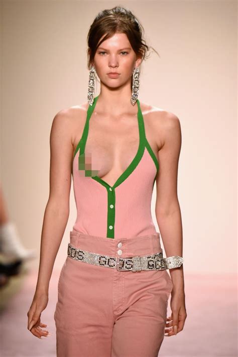 New York Fashion Weeks Most Awkward Model Wardrobe Malfunctions From