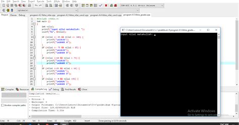 Praktikum Algoritma Pemrograman Praktikum 4 Ifelsegrade