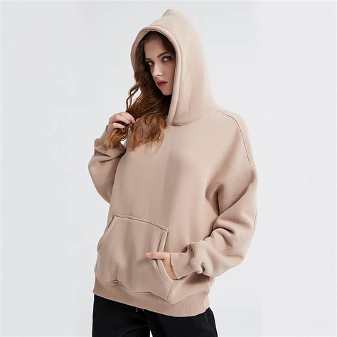 Unisex Oversized Thick Fleece Cotton Hoodie Lezhou Garment