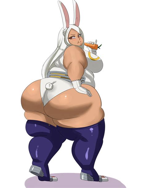 Rule 34 Bbw Dark Skin Fat Fat Female Garazune Huge Ass Huge Thighs Hyper Ass Miruko My Hero