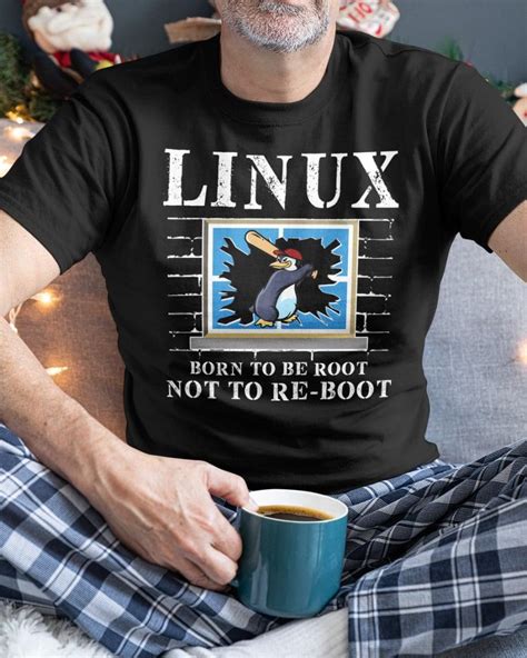 Linux Baseball Linux Born To Be Root Not To Be Re Boot Shirt Hoodie Sweatshirt Fridaystuff