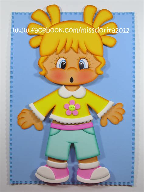 Manualidades En Foami Miss Dorita 👧👦 Proyecto Educativo En Foami