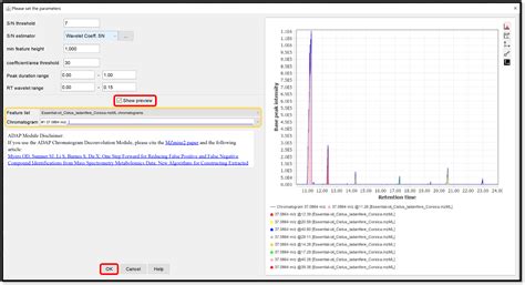 Gc Ms Data Processing With Mzmine Gnps Documentation