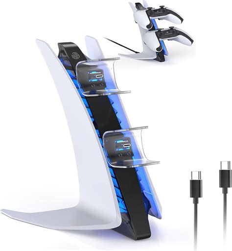 [upgraded] Dobe Ps5 Controller Charging Station Dualsense Charging Station For