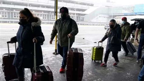 Extreme Weather Conditions Disrupt Holiday Plans In Us Harsh