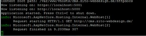 C Plesk Linux Aspnet Core Errconnectionrefused Stack Overflow