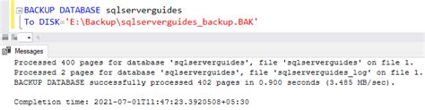 Types Of Backup In Sql Server Databasefaqs