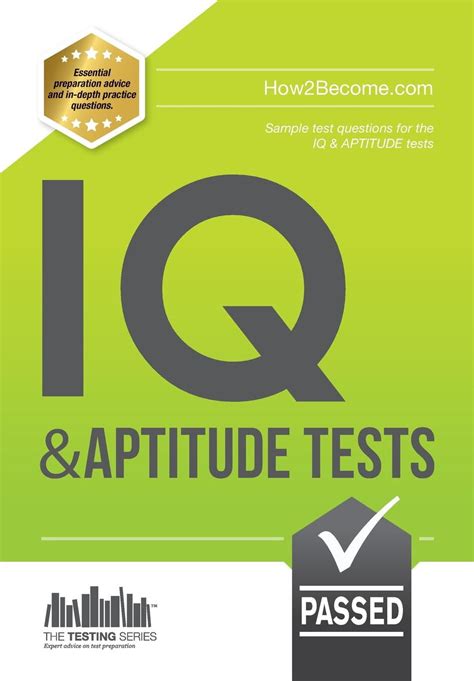 IQ And APTITUDE Tests Sample Test Questions For IQ APTITUDE Tests Paperback Walmart
