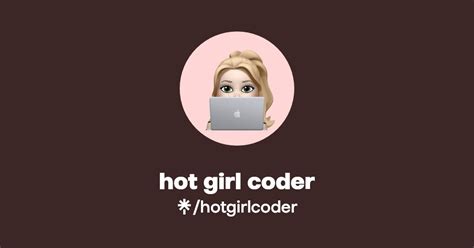 Hot Girl Coder Twitter Instagram Linktree