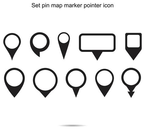 Set Pin Map Marker Pointer Icon Vector Illustration 29341552 Vector Art At Vecteezy