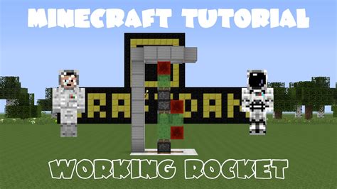 How To Make A Simple Redstone Rocket In Minecraft At Susanne Lumpkin Blog