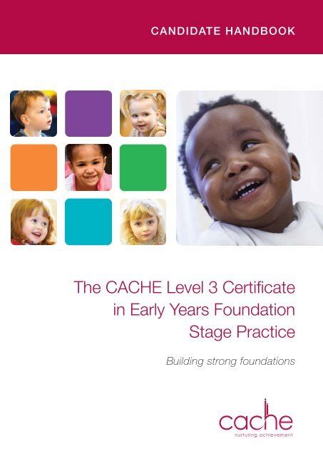 CACHE Level Certificate In Early Years Foundation Stage Practice
