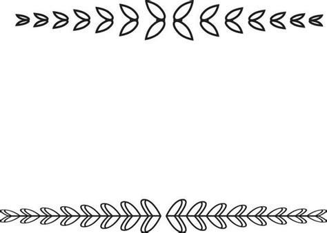 Simple Leaf Border Vector Art Icons And Graphics For Free Download