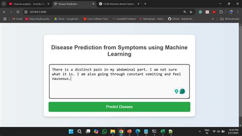 Disease Prediction From Symptoms Using Machine Learning With Flask App Project