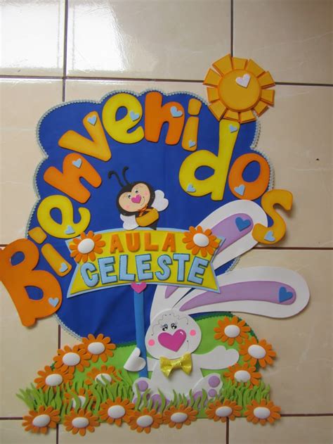 Cartel Para Puerta Carteles De Bienvenida Decoracion De Aulas